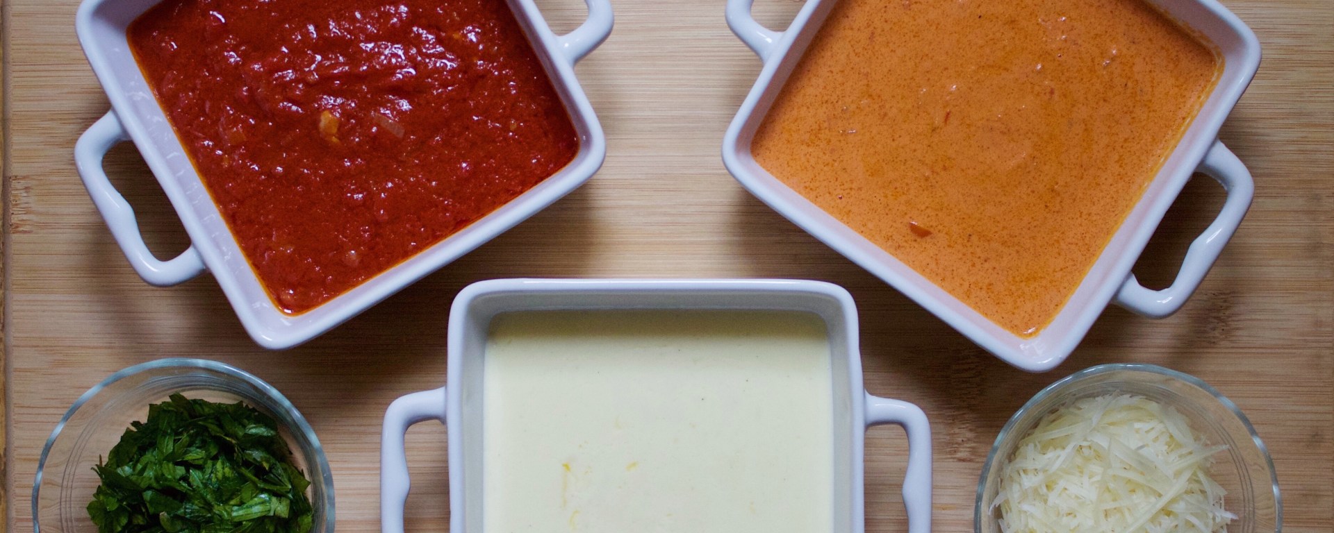 Homemade Mini Pasta Bar – simply delicious.